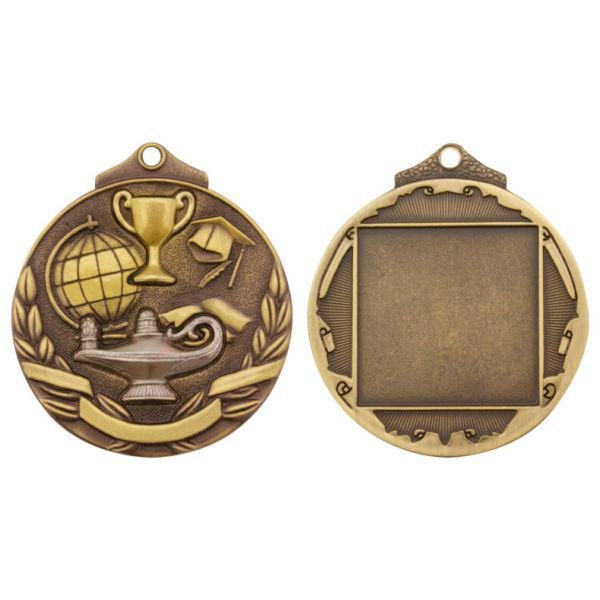 Academic Two Tone Medal - Custom Made Stamps